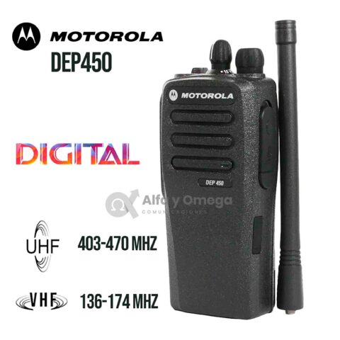 DEP450 Radio Motorola - Alfa y Omega