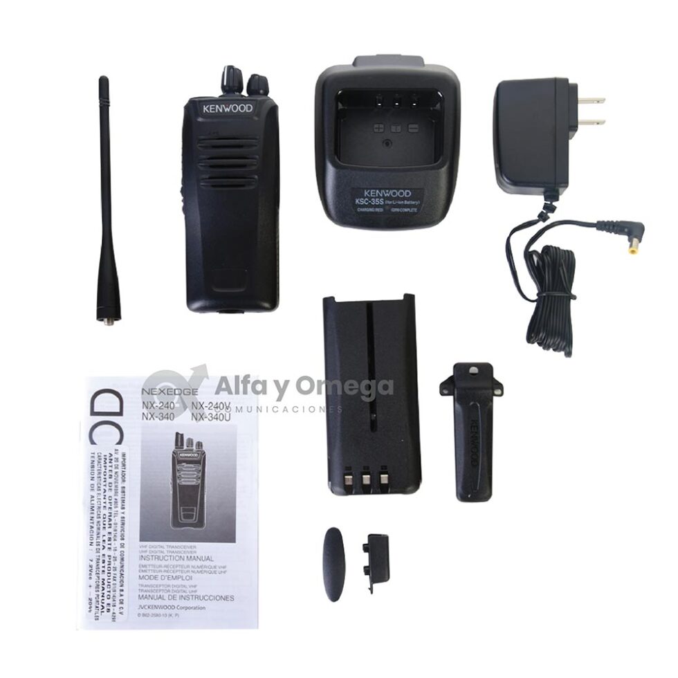 NX240-NX340 Radio Kenwood - Alfa y Omega