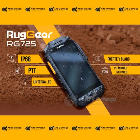 Radio PoC RugGear RG725 - Alfa y Omega