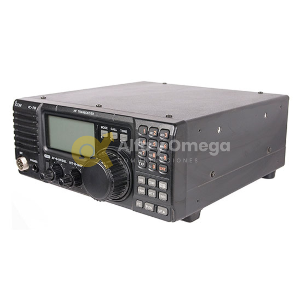 Radio aficionado HF IC-78 - Alfa y Omega